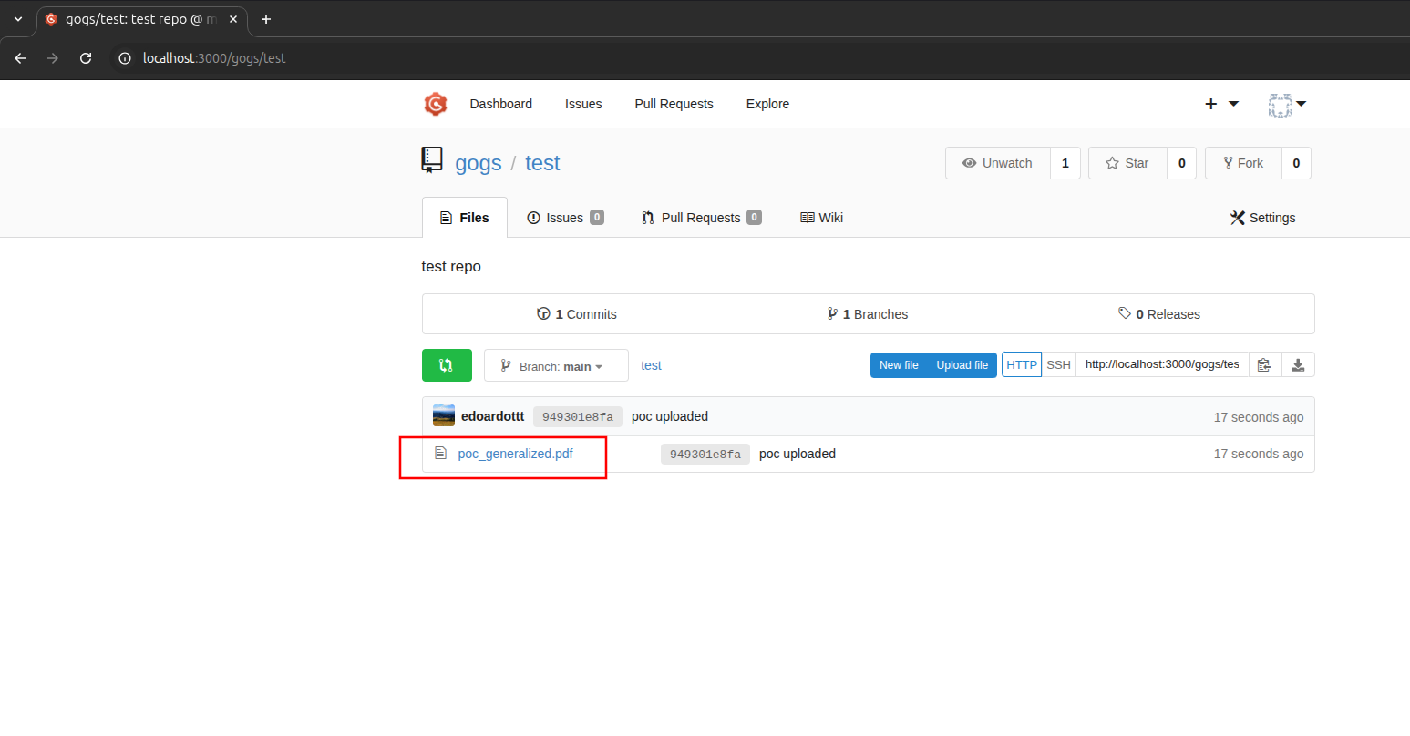 CVE-2025-47943: Stored XSS in Gogs via PDF – Hacktive Security